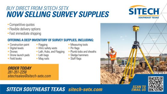 SITECH Southeast Texas – YOUR CONSTRUCTION TECHNOLOGY PROVIDER